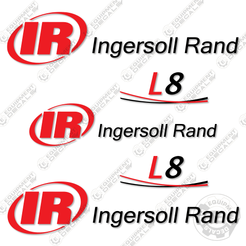 Fits Ingersoll-Rand L8 Decal Kit Light Tower – Equipment Decals