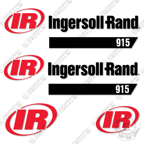 Fits Ingersoll-Rand 915 Compressor Decal Kit – Equipment Decals