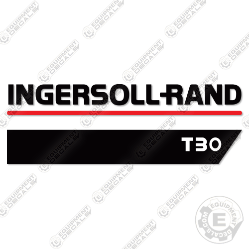 Fits Ingersoll-Rand T30 Compressor Decal Kit – Equipment Decals