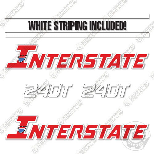 Fits Interstate 24DT Decal Kit – Equipment Decals