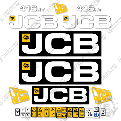 Fits JCB 416HT Decal Kit Wheel Loader – Equipment Decals