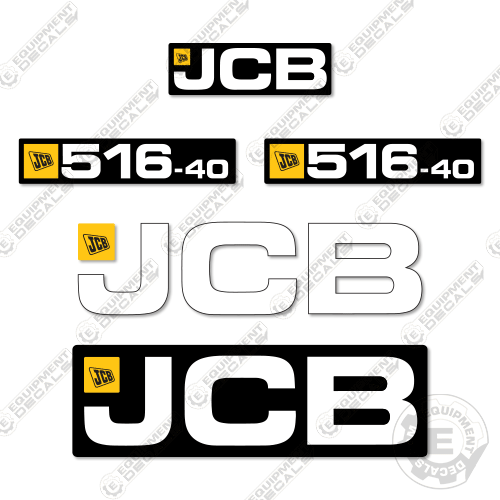 Fits JCB 516-40 Decal Kit Telehandler – Equipment Decals