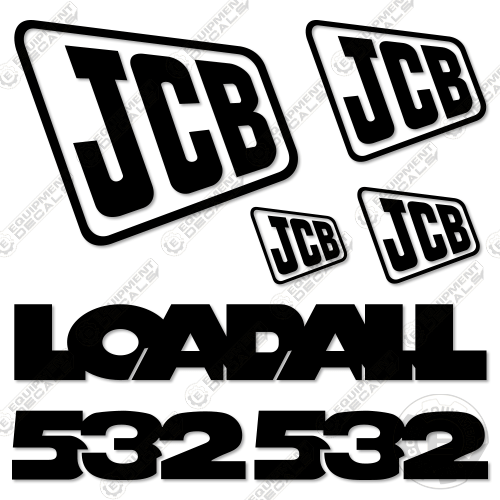 JCB 532 Decal Kit Telehandler – Equipment Decals