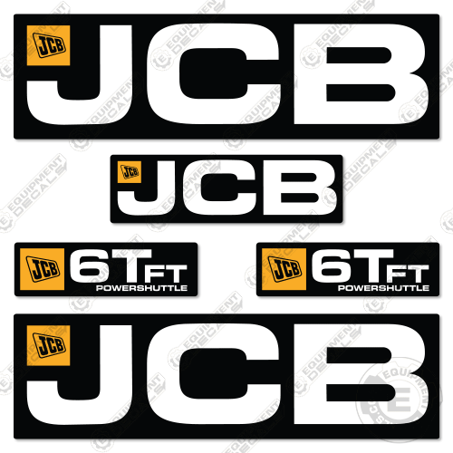 Fits JCB 6T FT Decal Kit Site Dumper – Equipment Decals