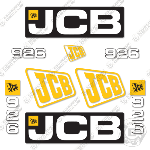Fits JCB 926 Decal Kit Forklift – Equipment Decals