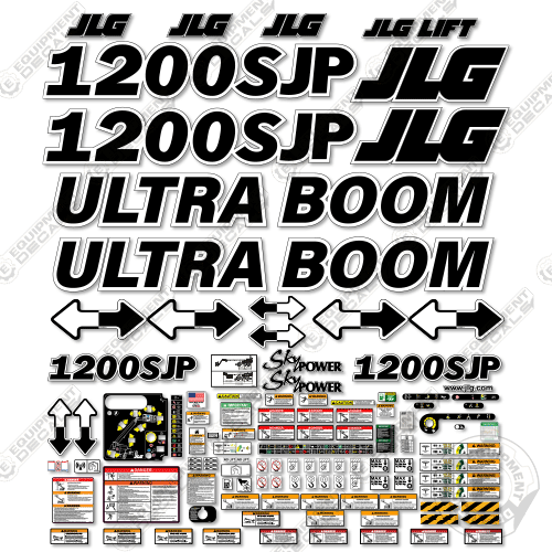 Fits JLG 1200SJP Decal Kit Boom Lift (0300201016-0300272504 ...