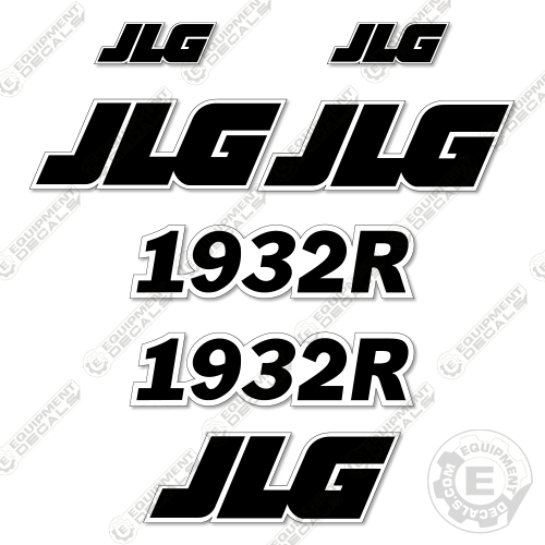 Fits JLG 1932R Decal Kit Scissor Lift – Equipment Decals