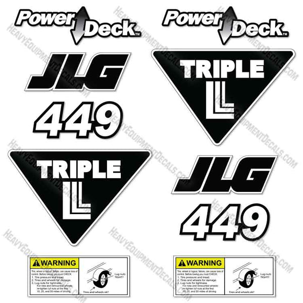 Fits JLG UT449 Decal Kit Trailer – Equipment Decals