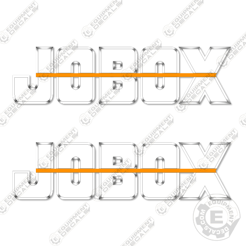 Fits Jobox Vintage Decal Kit Storage Box (24.75" Wide) – Equipment Decals