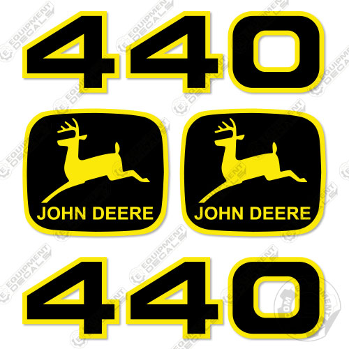 Fits John Deere 440 Decal Kit Front End Loader – Equipment Decals