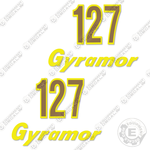 Fits John Deere 127 Decal Kit Rotary Cutter – Equipment Decals