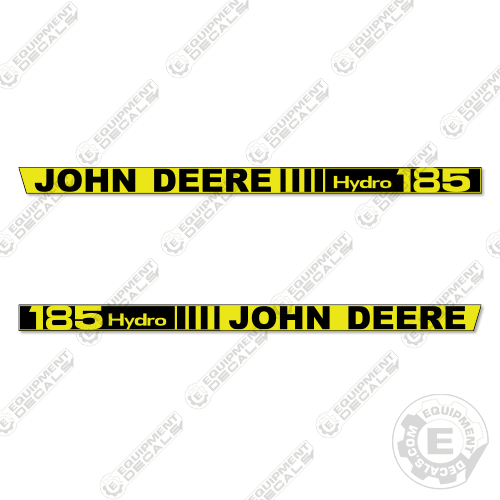 Fits John Deere 185 Hydro Decal Kit Mower – Equipment Decals