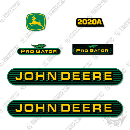 Fits John Deere 2020A Decal Kit UTV Turf Vehicle – Equipment Decals