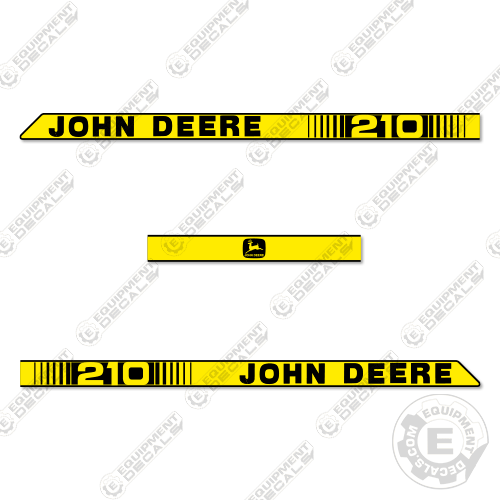 Fits John Deere 210 Decal Kit Riding Mower – Equipment Decals
