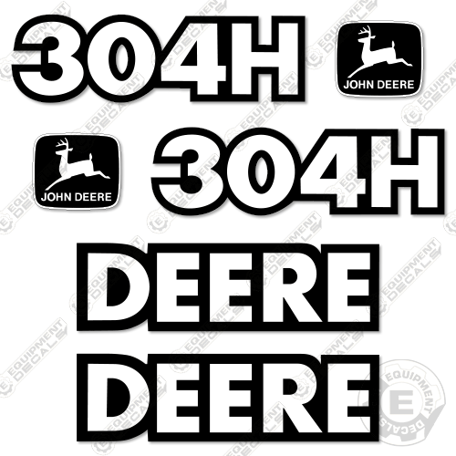 Fits John Deere 304H Decal Kit Skip Loader – Equipment Decals