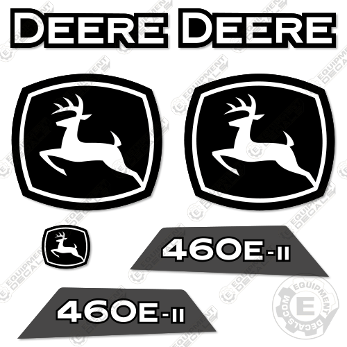 Fits John Deere 460E-II Articulated Dump Truck Decal Kit – Equipment Decals