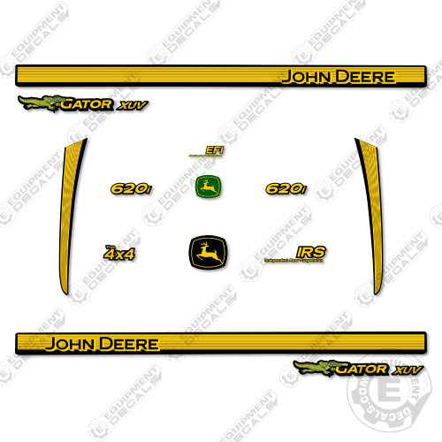 Fits John Deere Gator XUV 620i Decal Kit Utility Vehicle – Equipment Decals