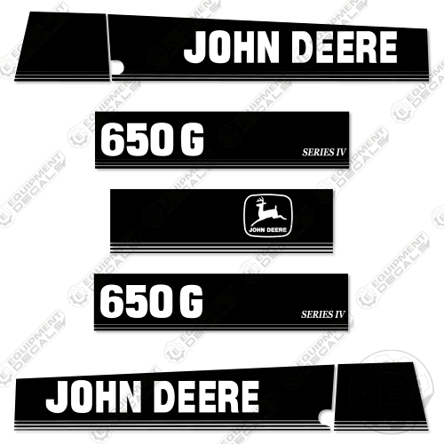 Fits John Deere 650G Series 4 Crawler Tractor Dozer Decal Kit ...