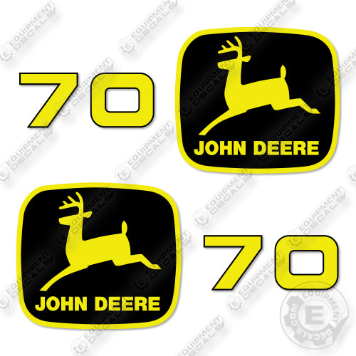 Fits John Deere 70 Decal Kit Front End Loader – Equipment Decals