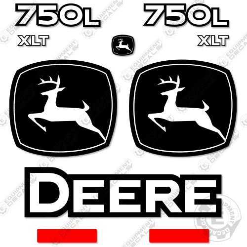 Fits John Deere 750L XLT Decal Kit Dozer – Equipment Decals