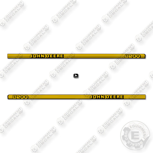 Fits John Deere 8200 Decal Kit Tractor - NEW STYLE! – Equipment Decals