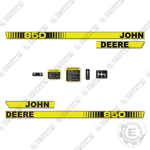 Fits John Deere 850 Decal Kit Tractor – Equipment Decals