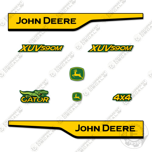 Fits John Deere 590M Decal Kit UTV – Equipment Decals