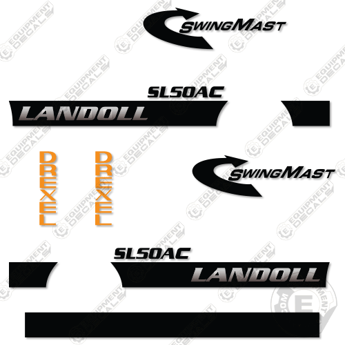 Fits Landoll SL50AC Decal kit Forklift – Equipment Decals