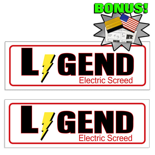 Fits LeeBoy Legend Decal Kit Electric Screed – Equipment Decals