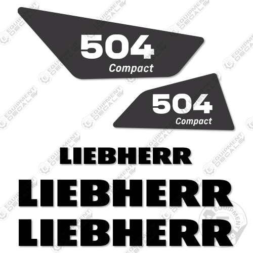 Fits Liebherr 504 Decal Kit Wheel Loader – Equipment Decals