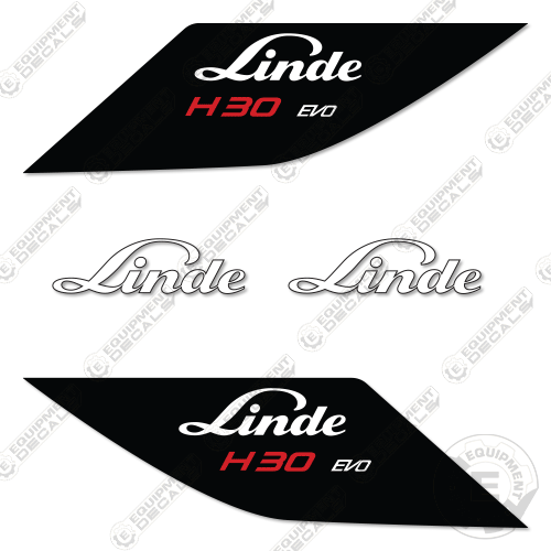 Fits Linde H30 Decal kit Forklift – Equipment Decals