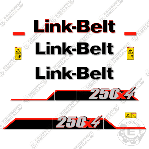 Fits Link-Belt 250X4 Decal Kit Excavator – Equipment Decals