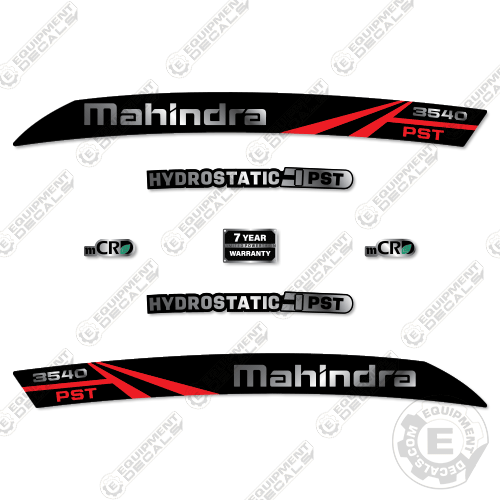 Fits Mahindra 3540 PST Decal Kit Tractor – Equipment Decals
