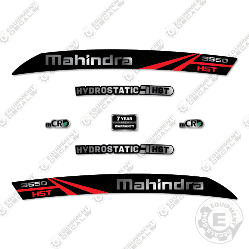 Fits Mahindra 3550 HST Decal Kit Tractor – Equipment Decals