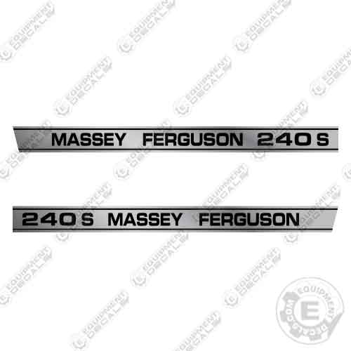 Fits Massey Ferguson 240S Tractor Decal Kit – Equipment Decals
