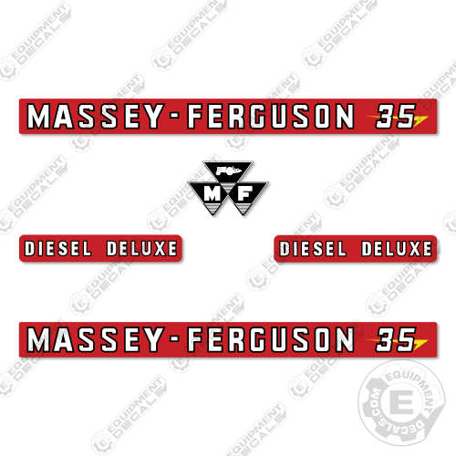 Fits Massey Ferguson 35 Tractor Decal Kit – Equipment Decals