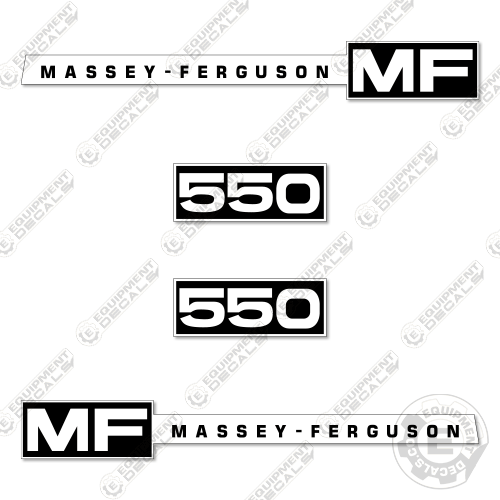 Fits Massey Ferguson 550 Decal Kit Combine – Equipment Decals