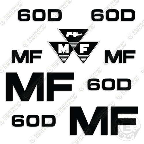 Fits Massey Ferguson 60D Decal Kit Tractor – Equipment Decals