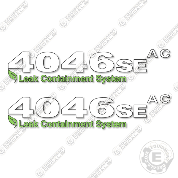 Fits Mec 4046SE AC Decal Kit Scissor Lift (Numbers Only!) – Equipment ...
