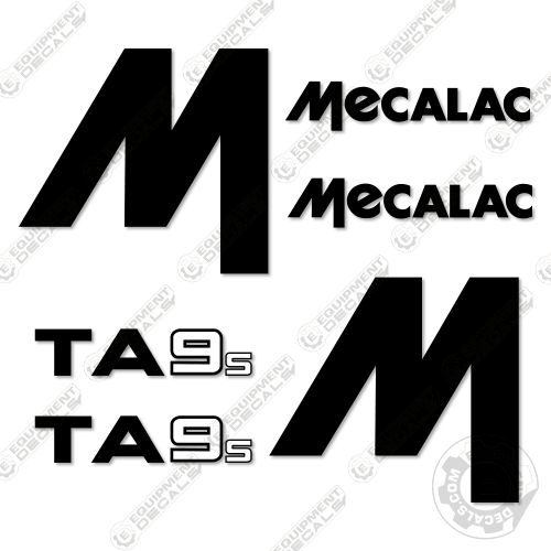 Fits Mecalac TA9S Decal Kit Site Dumper – Equipment Decals