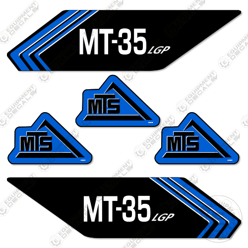 Fits MTS MT-35 LGP Decal Kit Pull Scraper – Equipment Decals