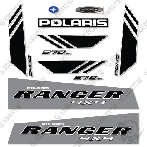 Fits Polaris Ranger 570 EFI Decal Kit Utility Vehicle - 2016 ...