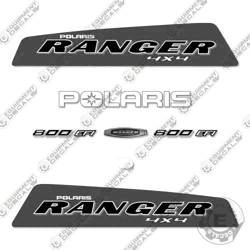 Fits Polaris Ranger 800 4X4 Decal Kit Utility Vehicle - GREY ...