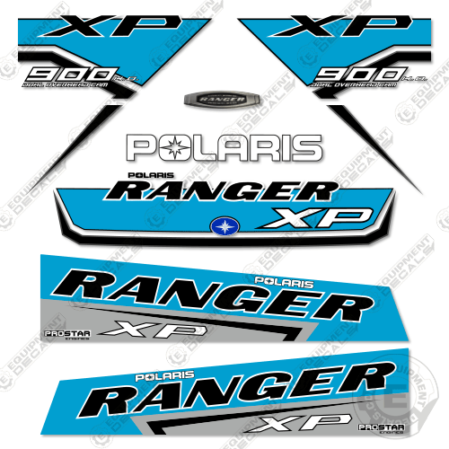 Fits Polaris Ranger 900 XP EPS Decal Kit - 2017 – Equipment Decals