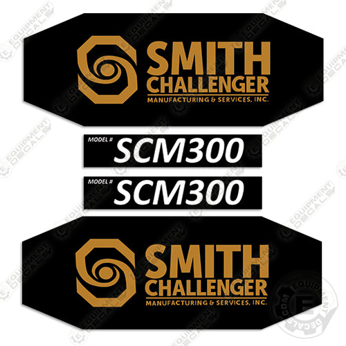 Fits Smith Challenger SCM 300 Decal Kit Sweeper Attachment – Equipment ...