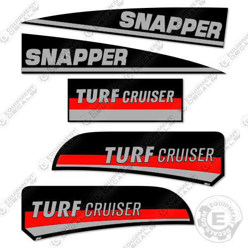 Fits Snapper Turf Cruiser Decal Kit UTV - UVG1621BV – Equipment Decals