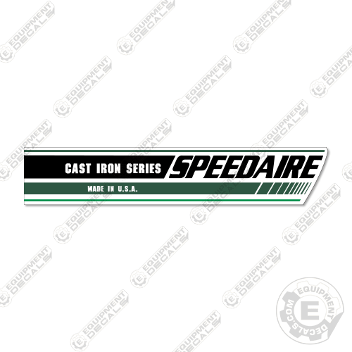 Fits Speedaire Vintage Compressor Decal – Equipment Decals
