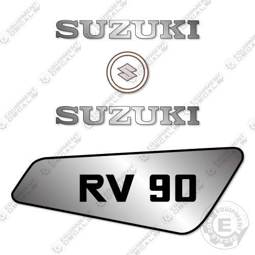 Suzuki RV90 Decal Kit Mini Bike - 1975 – Equipment Decals