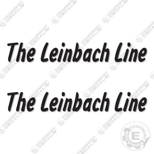 Fits Leinbach Line Decal Kit Harrow – Equipment Decals