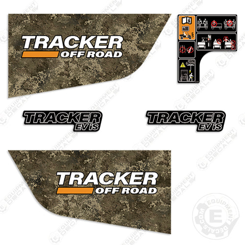 Tracker Off Road EViS Decal Kit ATV – Equipment Decals
